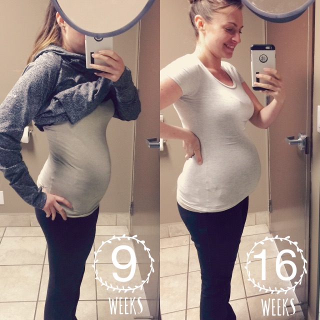 16 Weeks Pregnant With Twins Belly