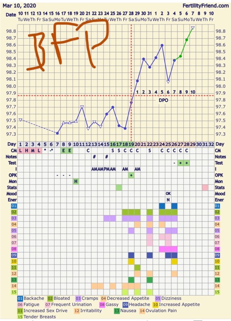 NO BFP & BFP CHART - Glow Community