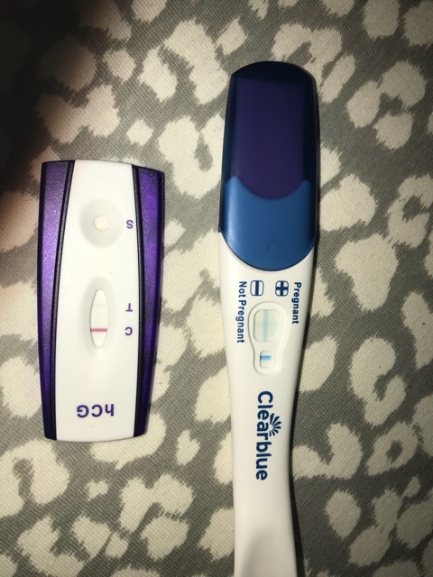 Pregnancy test , 4 days late... what do you see? All my tests were neg ...
