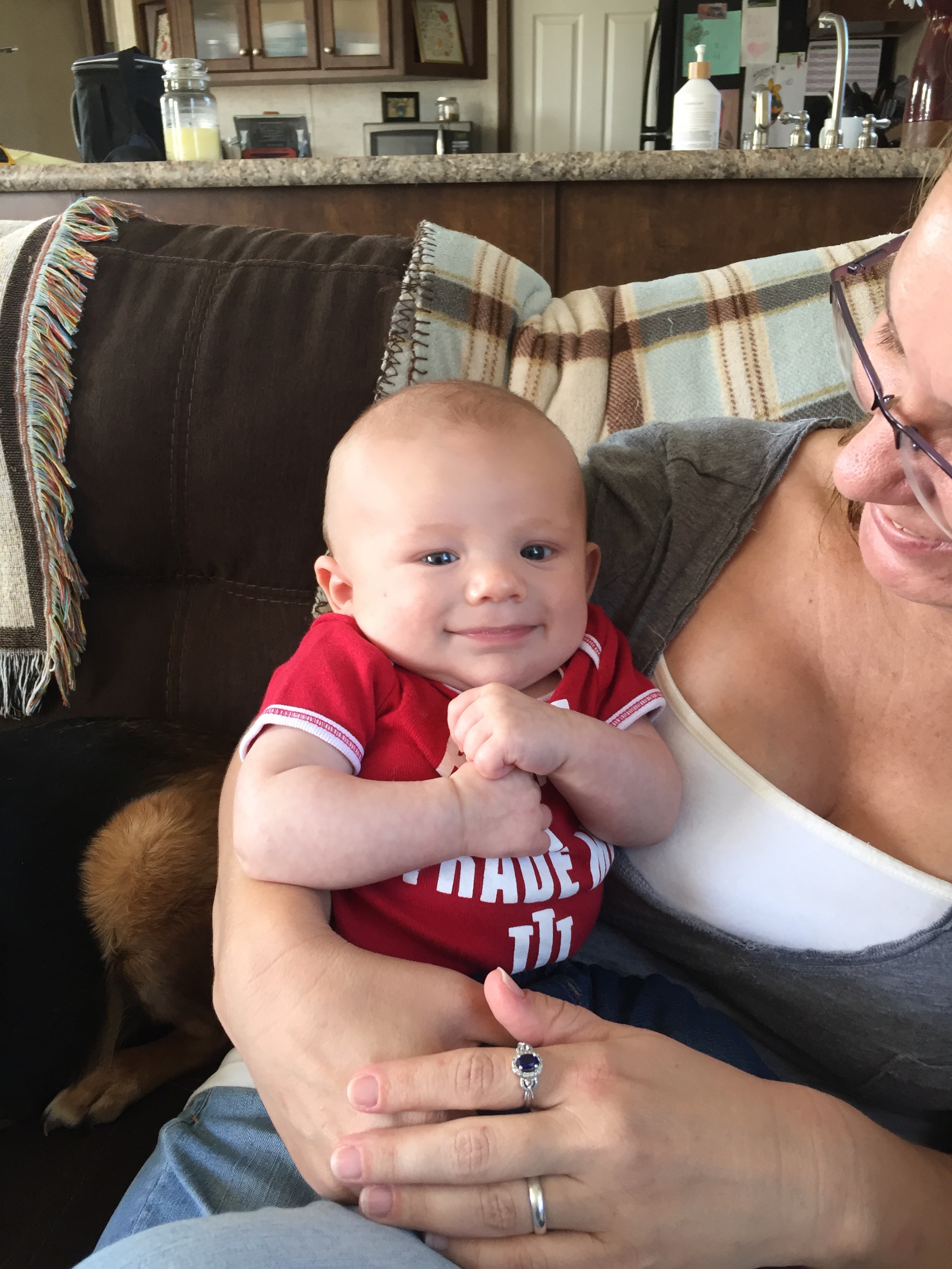 Visited Uncle Ryan and Aunt Brandi today. Loved being outside and was ...