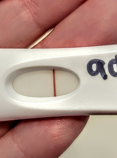 Got a faint line but i can't decide if it's a pink evap or a faint ...